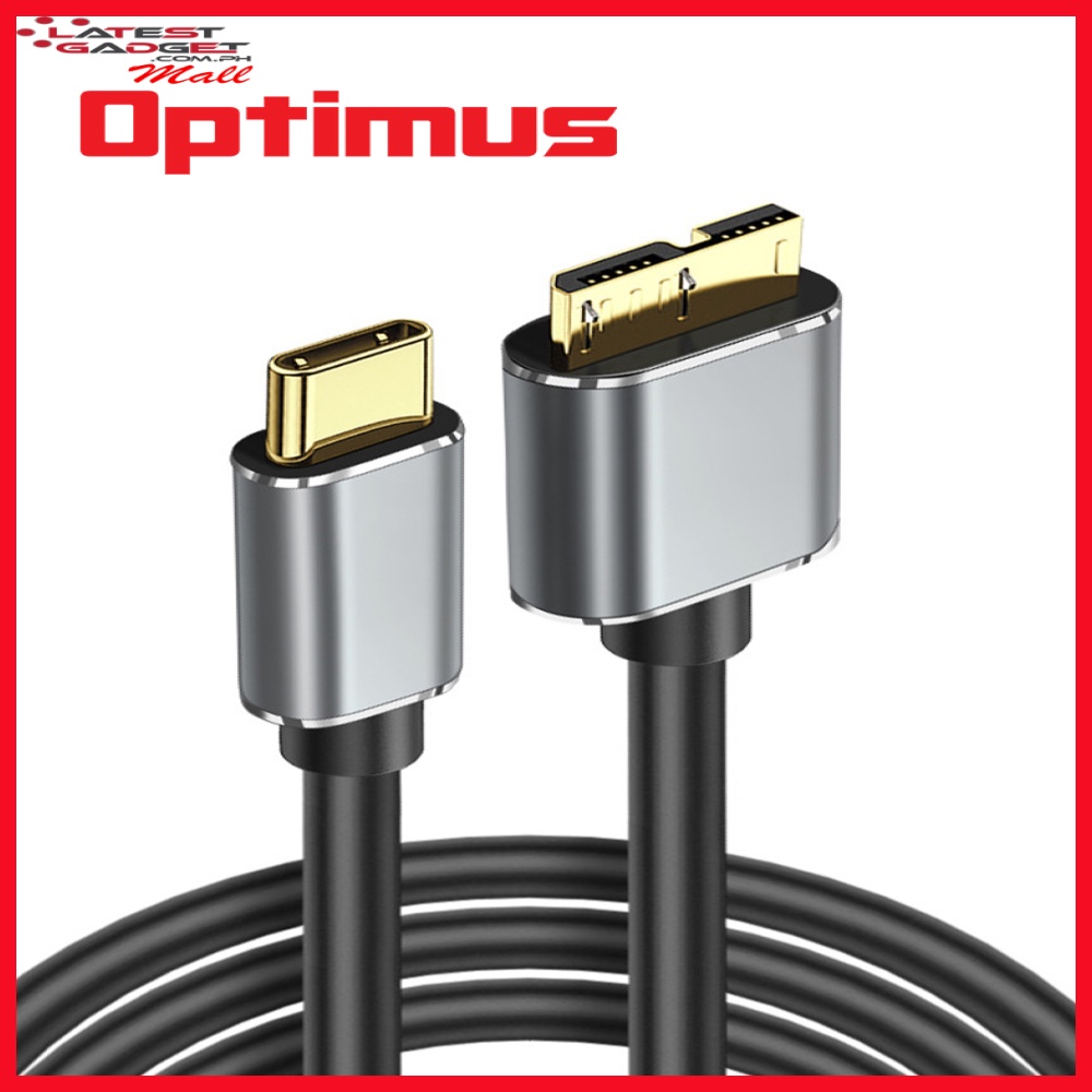 LatestGadget PH Optimus 1 Meter Type-C To Micro B Hard Drive USB 3.0 ...