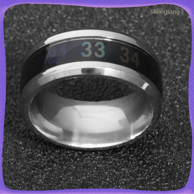 8 Mm Color Changing Mood Meanings Moods Mens Rings Heat Discoloration ...