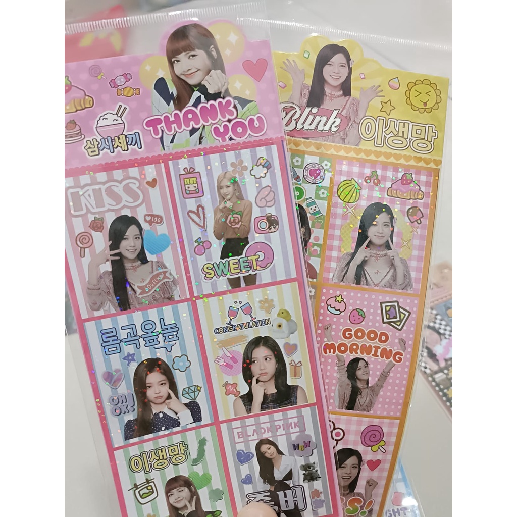 Kenz STICKER 2D BLINK BLING MARVEL BLACKPINK MIXUE AVENGERS SPIDERMAN ...