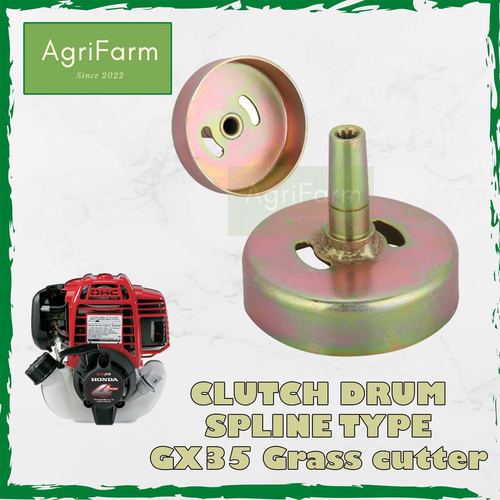 Clutch Drum Bell Spline Type GX35 AK35 TD40 EC04 CG411 Engine 9 Teeth 2 ...