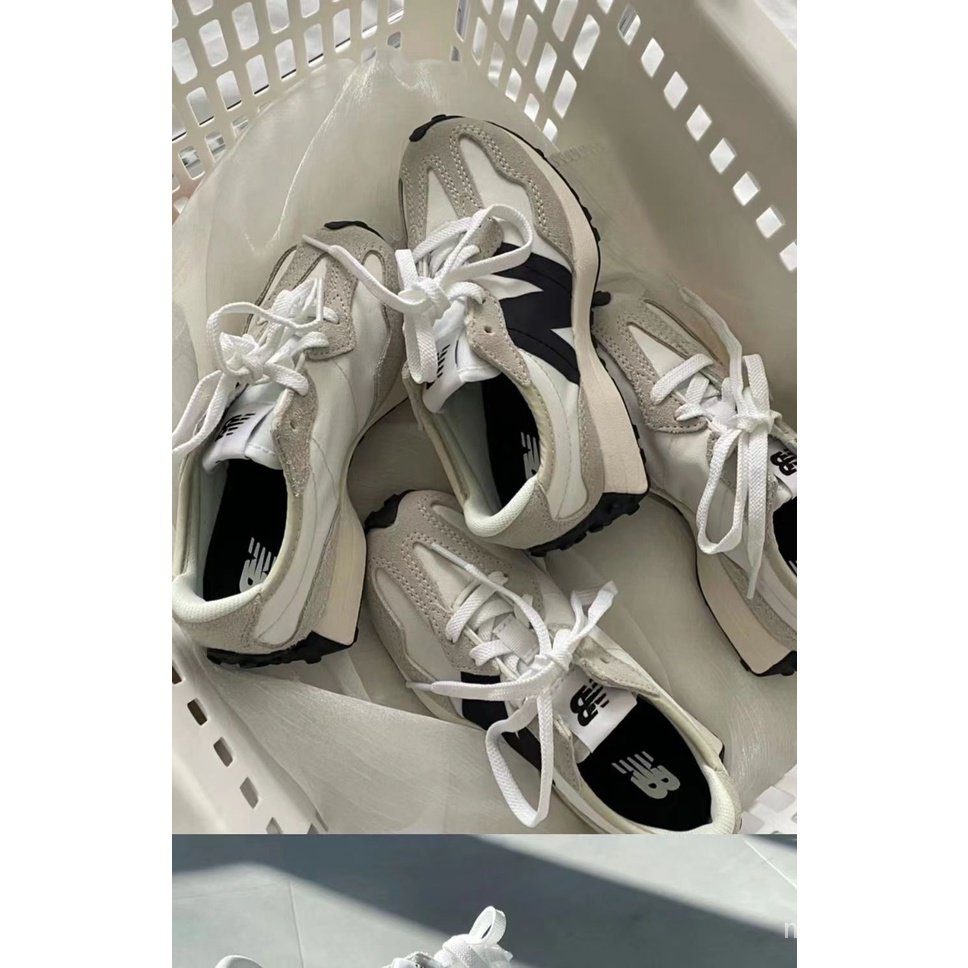 N-shaped shoes 327 series yuan zu gray Zhang Zifeng sneaker men's and ...