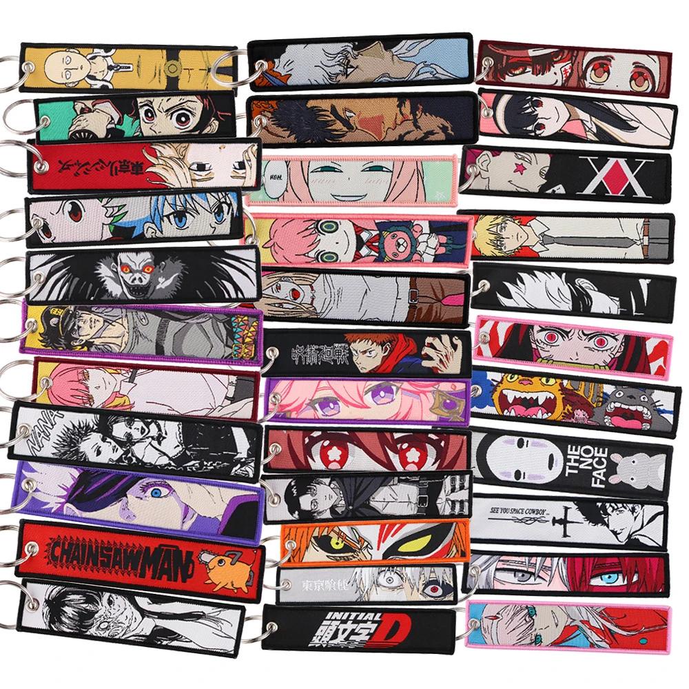 1 Piece Embroidered Cartoon Cute Girl Anime One Piece Chain Jet Label ...
