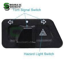 Signal Light Switch with Hazard for Motorcycle Scooter Turn Signal ...