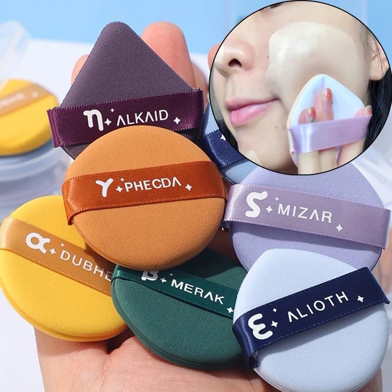 1 PC Super Soft Cosmetic Puff Round Velvet Foundation Cream MakeUp ...