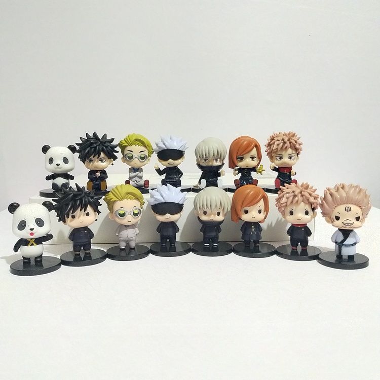 【hot sale】 Jujutsu Kaisen Chibi PVC Action Figures Anime Merchandise ...