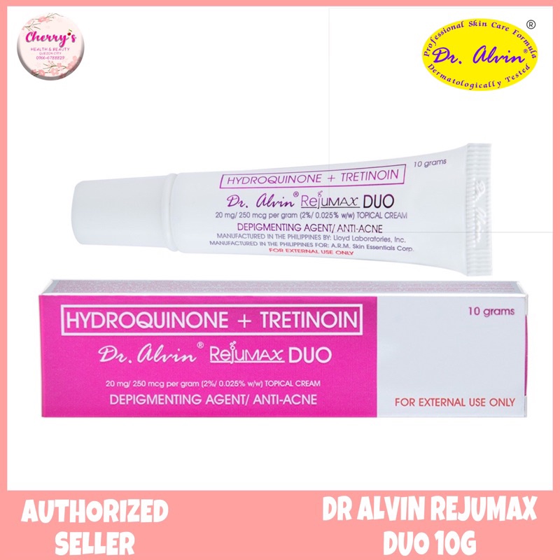 Dr Alvin Rejumax Duo Cream Anti-Acne 10g | Shopee Philippines