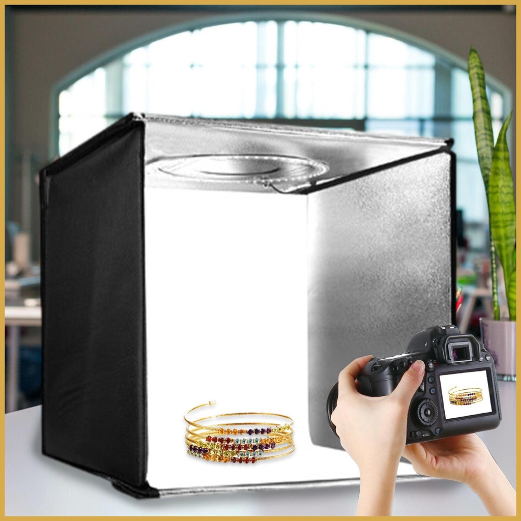 Photo Light Box 17x17 Inch Backdrops For Photoshoot Foldable High Color ...
