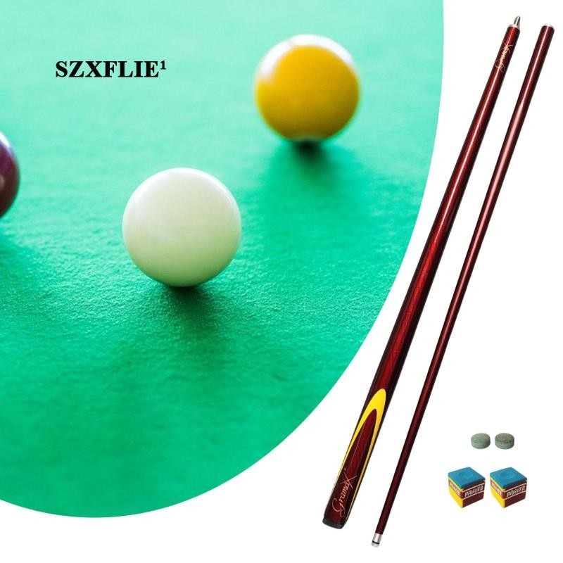 [Szxflie1] Pool Cue Portable Segmented Two Sections Professional 145cm ...
