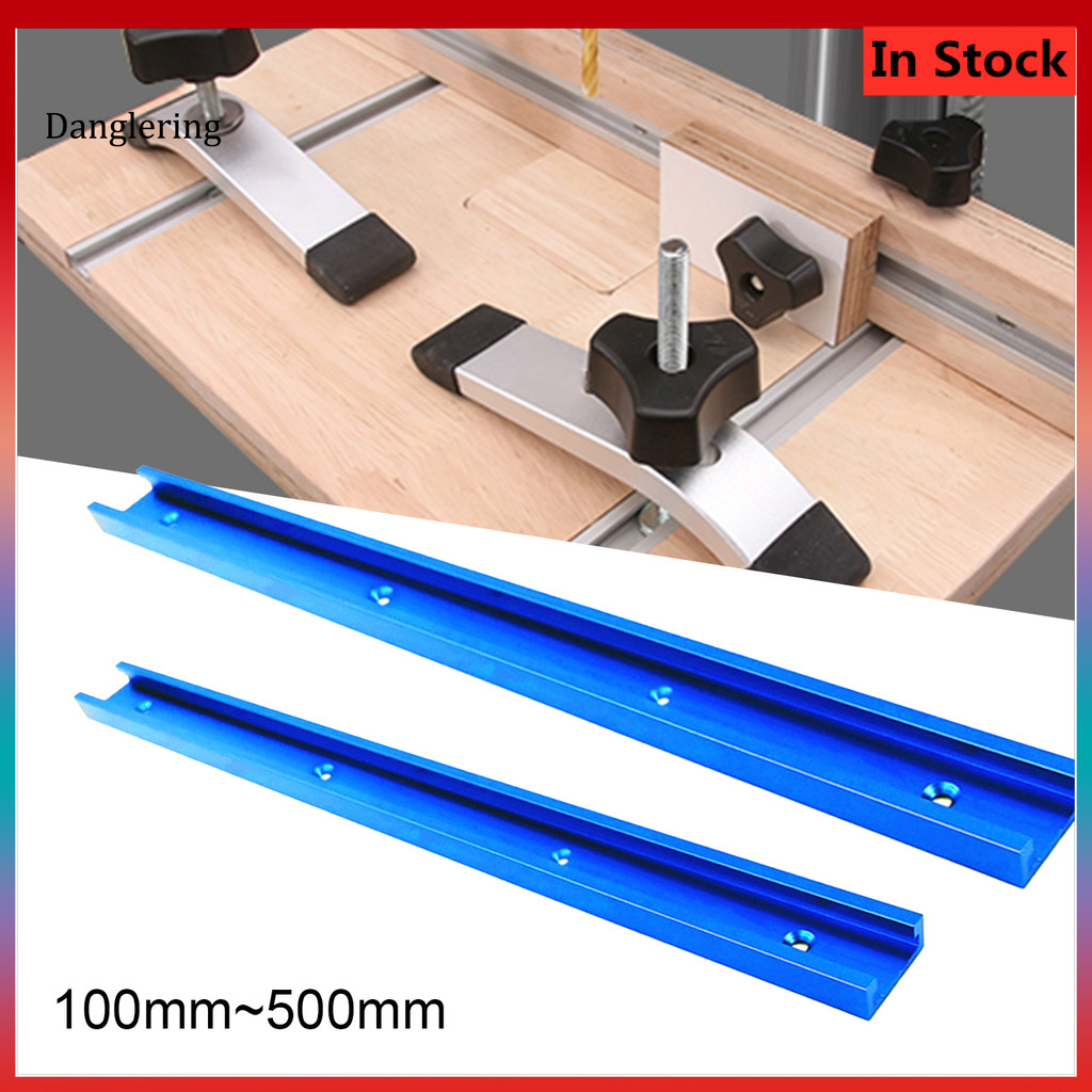 DGL T-Track Pre-Drilled High Stability Aluminium Alloy Universal Double Cut Profile T-Track with ...