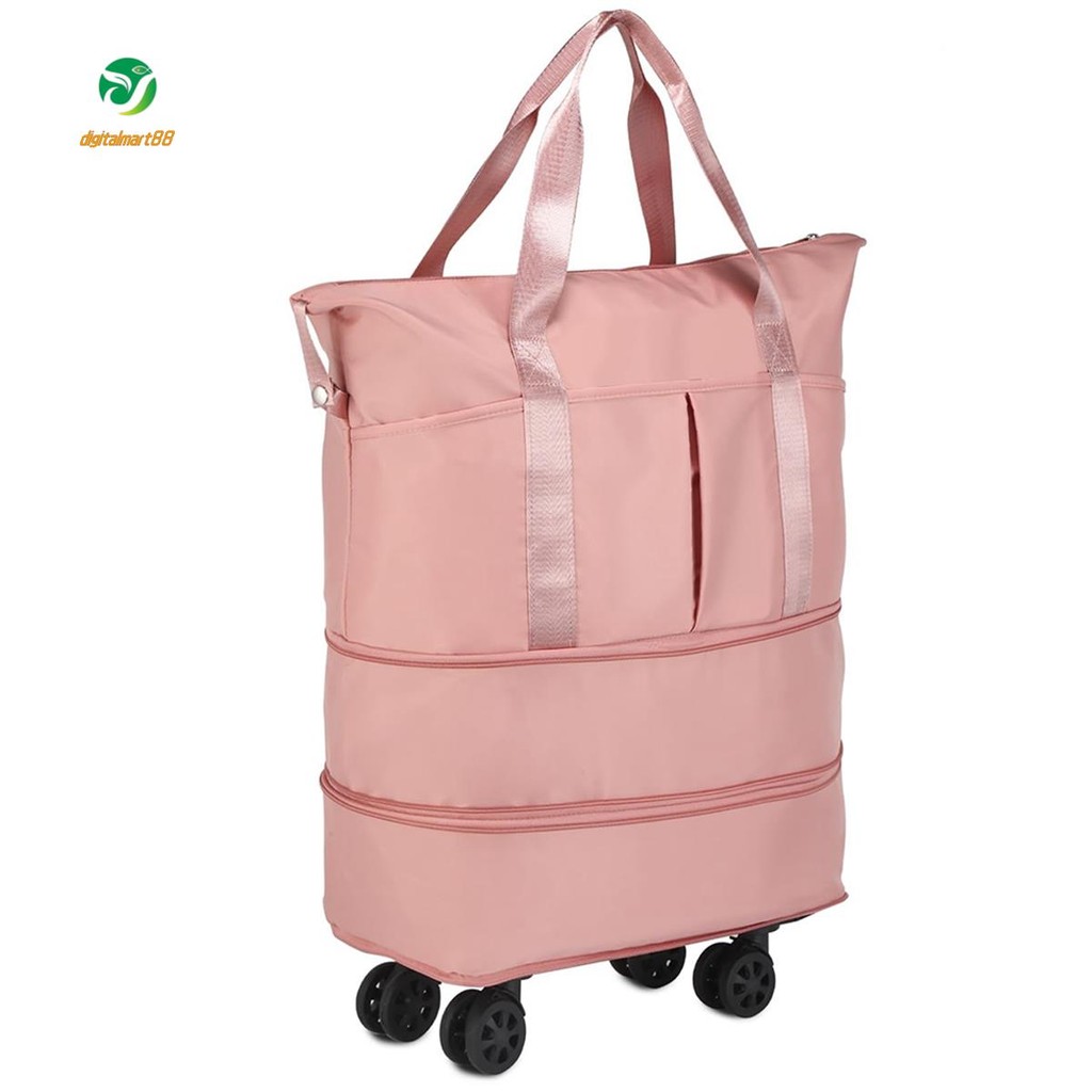 1 PCS Rolling Duffle Bag with Wheels, Oxford Cloth Expandable Foldable ...