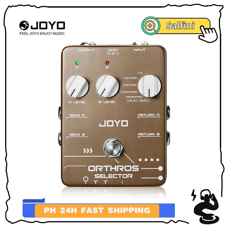 JOYO ORTHROS SELECTOR JF-24 Line Selector Guitar Pedals 6 Mode Switch ...