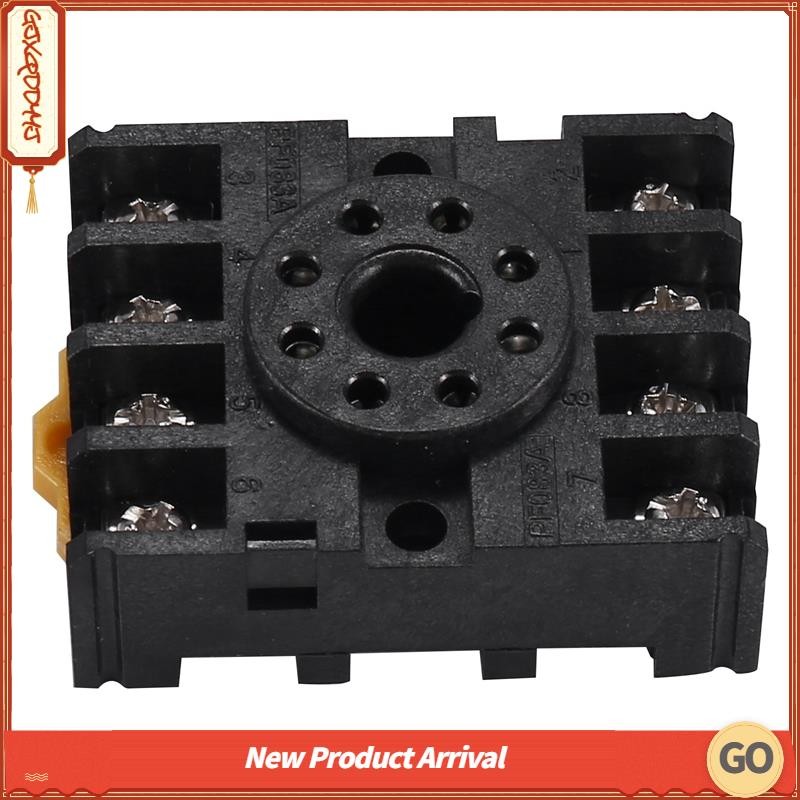 New 8 Round Pin 8-Pin PF083A Relay Base Socket gjxqddyyj | Shopee ...