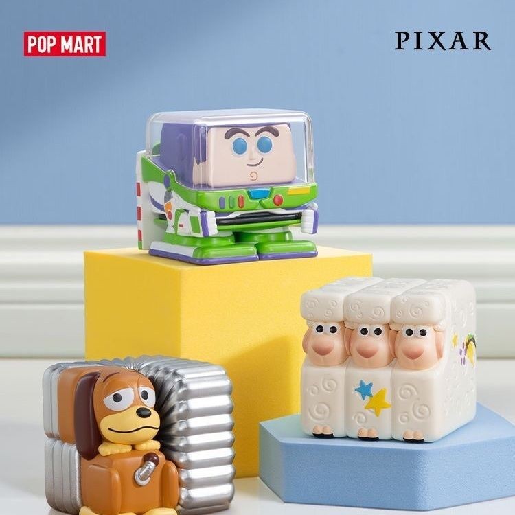 POPMART Bubble Mart Disney/Pixar POP CUBE-1 series hand-made Buzz ...