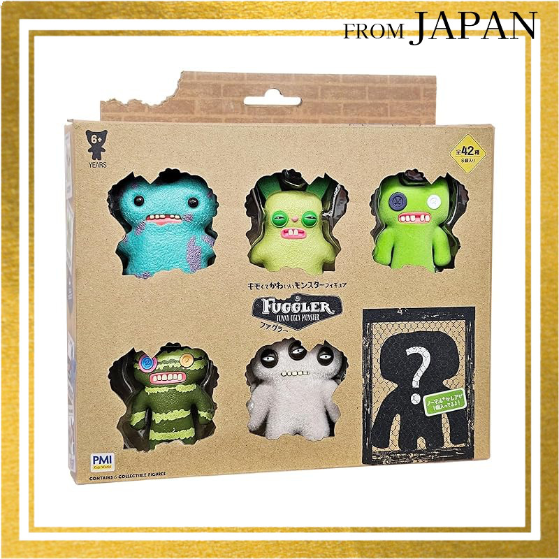 Fuggler Monster Deluxe Collectible Mascot Box Set 6 Pieces with Secret ...