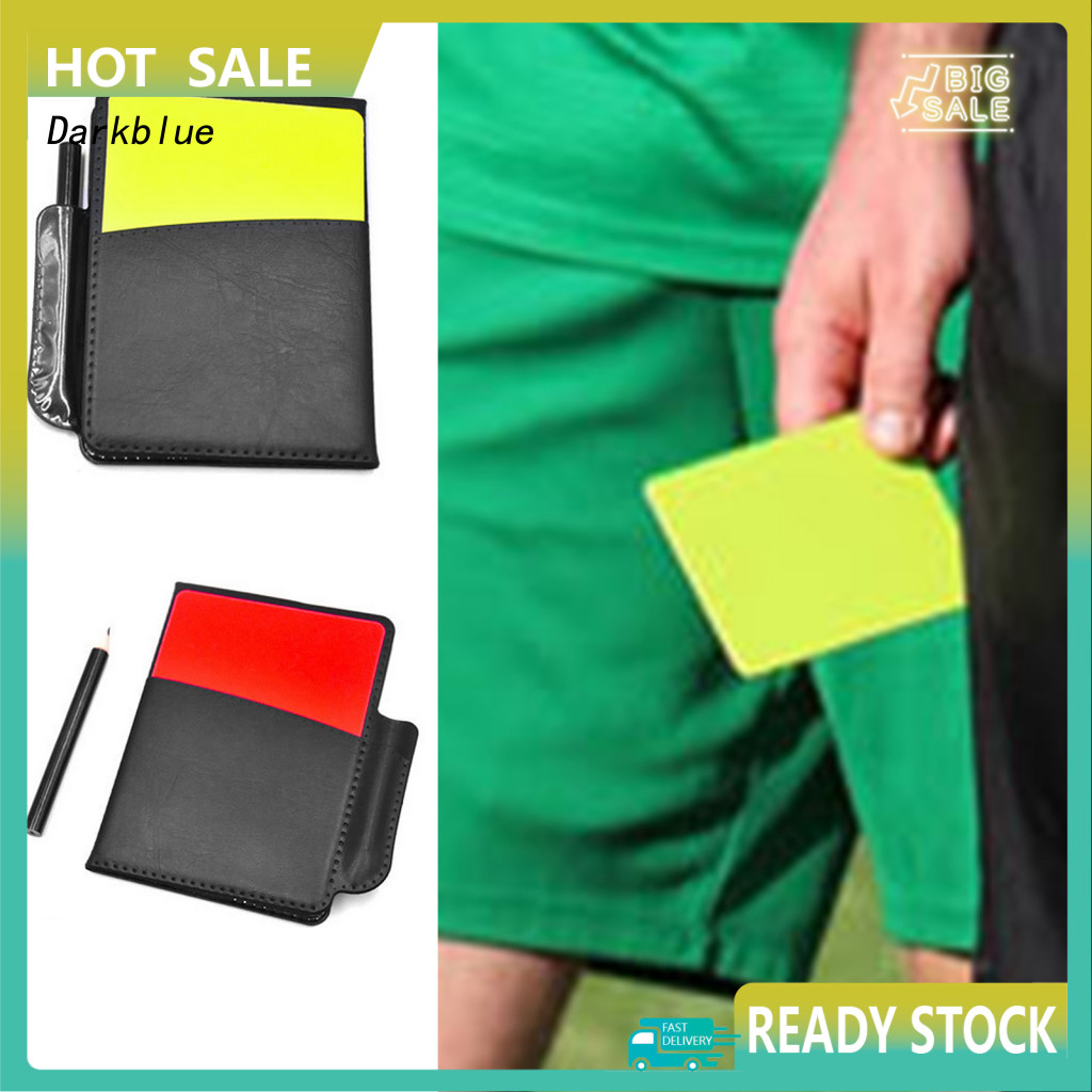 Football Yellow Card Professional Football Referee Cards Set Red Yellow ...
