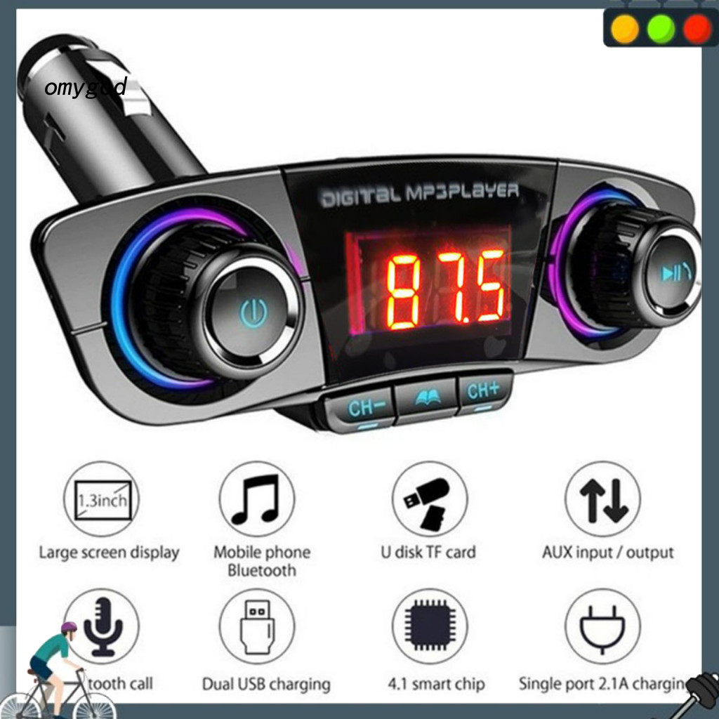 OMG Odorless Car Charger for Tablet Car Bluetooth FM Transmitter 13 ...