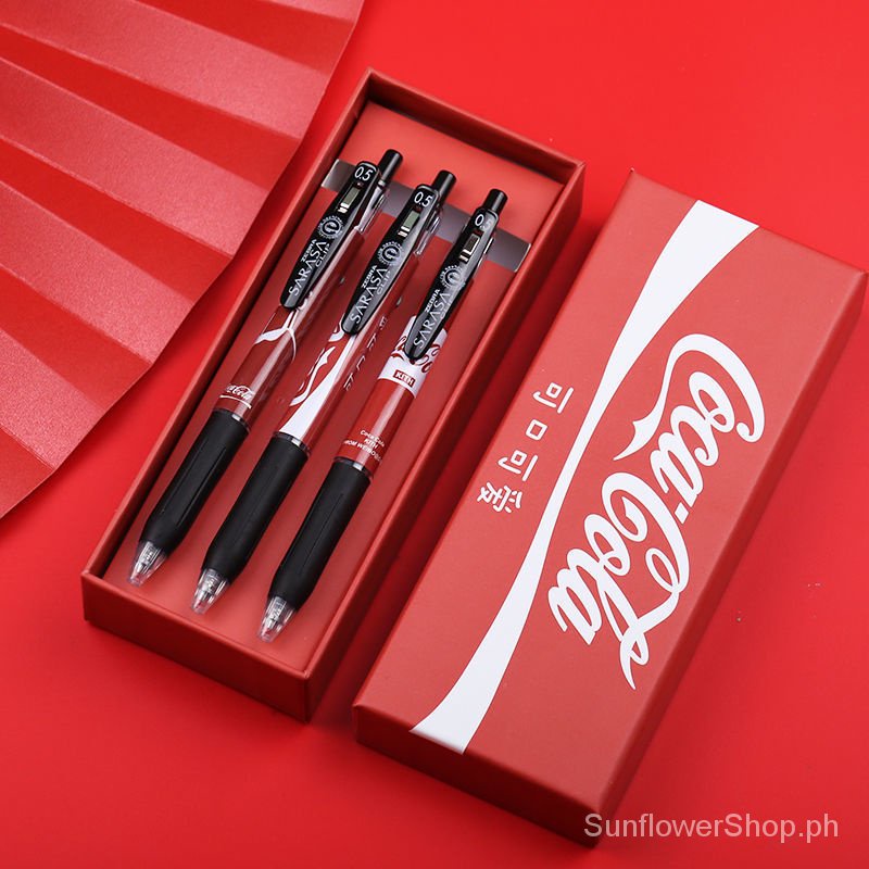 Zebra limited gel pen Coca-Cola JJ15 signature pen illustration sticker ...