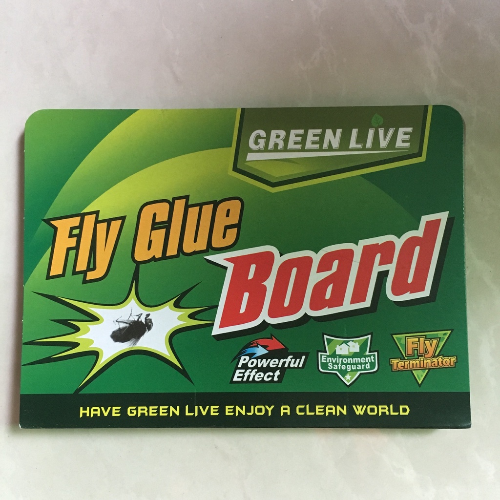 Insects Catcher Board Sticky Ticky Glue Paper Fly Flies Trap Catcher ...