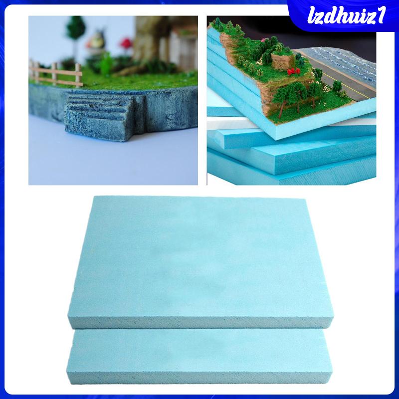 [Lzdhuiz1] 2 Pieces Sculpting Sheets Diorama Base Scenery Miniature ...