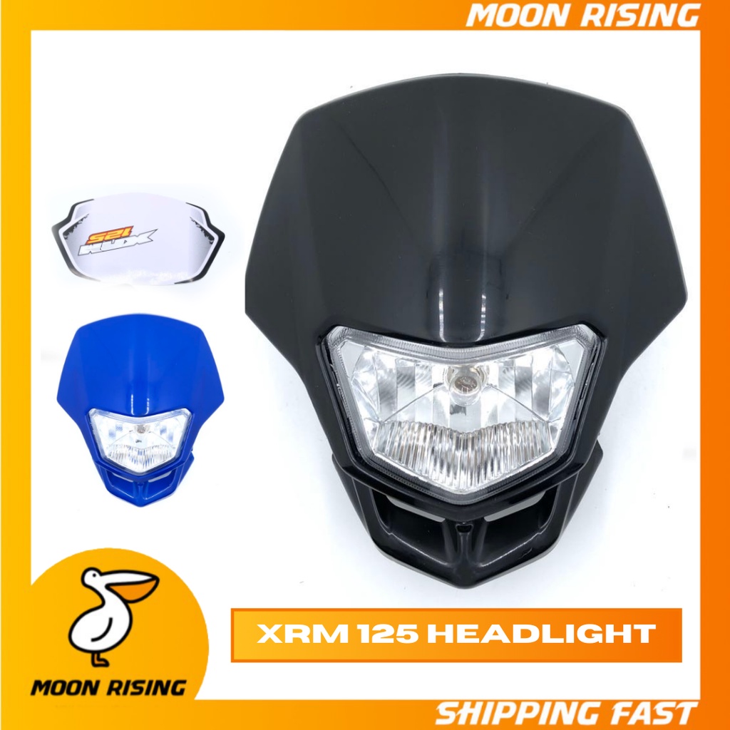 XRM 125 HEADLIGHT MOTORCYCLE XRM125 [MOON RISING] | Shopee Philippines