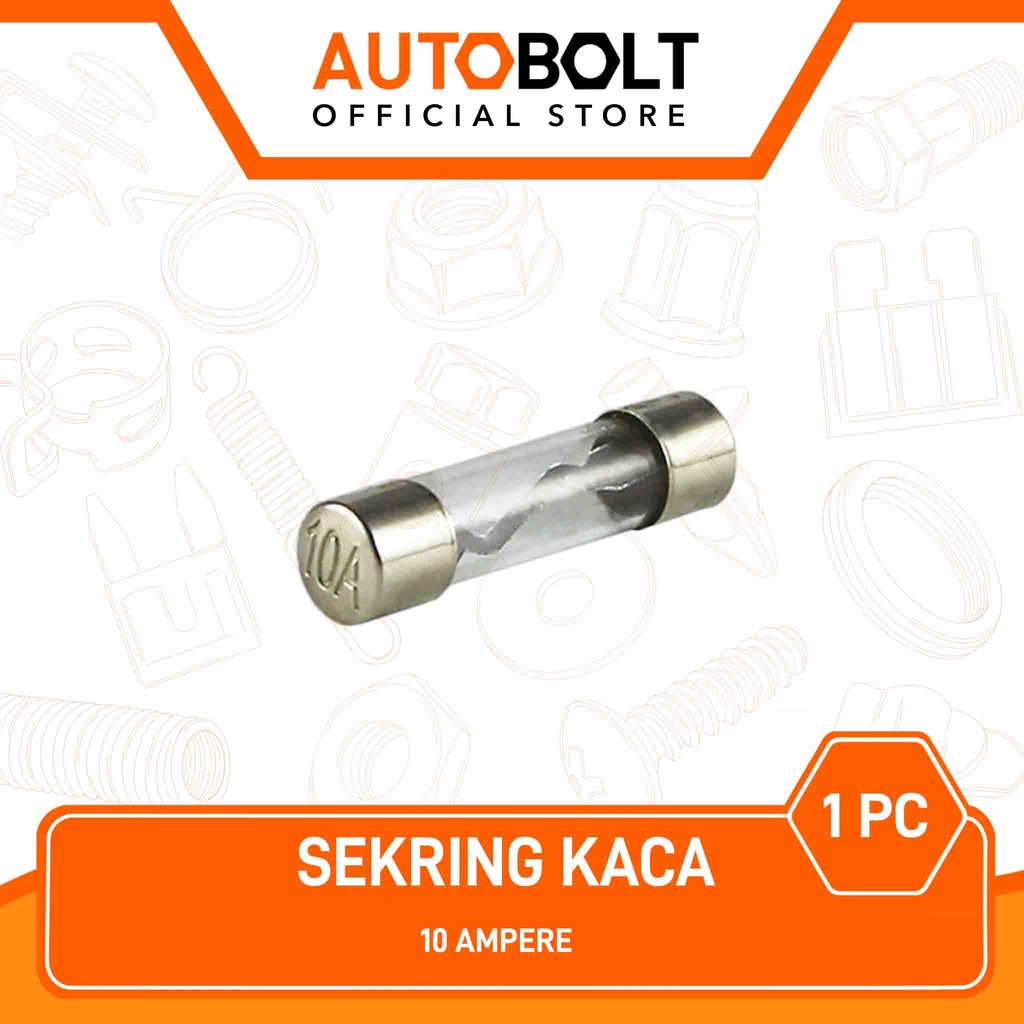 Small Glass Fuse 10 Ampere Tube Fuse 10A 10A 10Ampere Ampere 10Amper ...