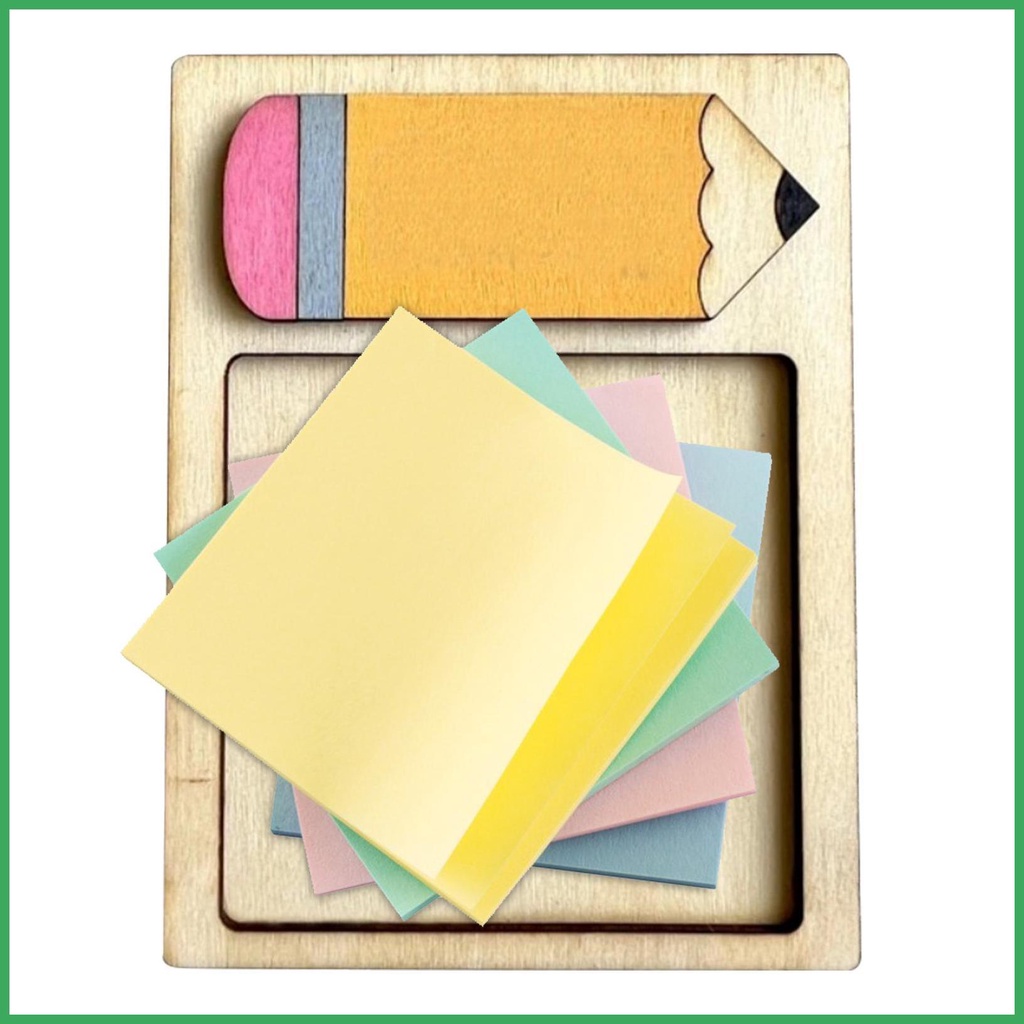 Notes Dispenser School Desk Sticky Note Holder Dispenser Handmade ...