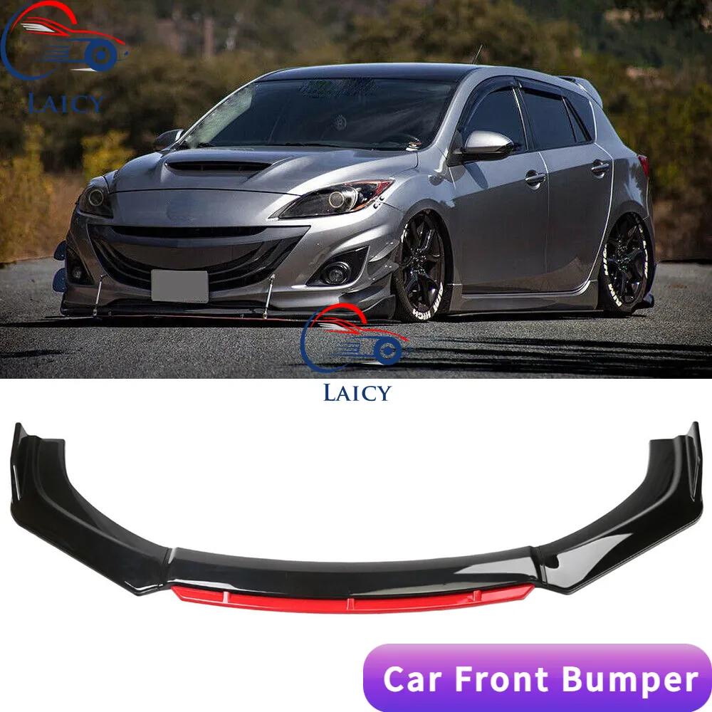 LANTOP For Mazda 2 3 5 2004-2021 Front Bumper Lip Chin Spoiler Splitter ...