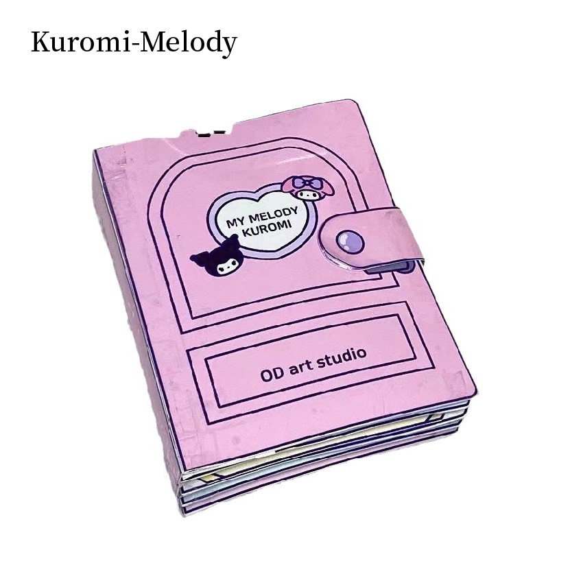 DIY Quiet Book Sanrio Melody Kuromi Quiet Book Homemade Book Laminated ...