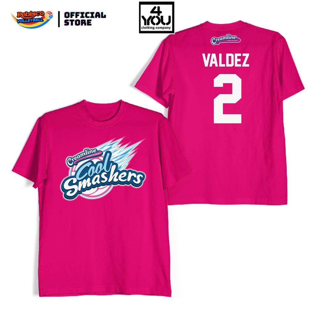 Creamline Cool Smashers "VALDEZ 2" Shirsey Official Merchandise (Shirt ...