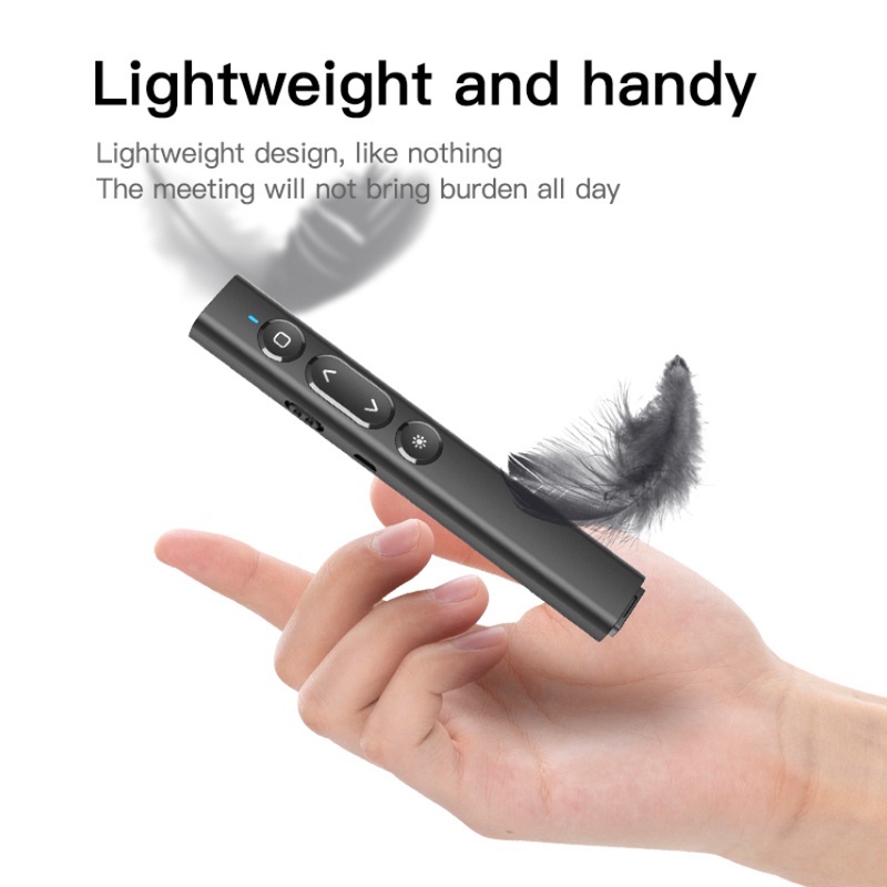 Wireless Presenter Remote Clicker Presentation USB Control Laser ...