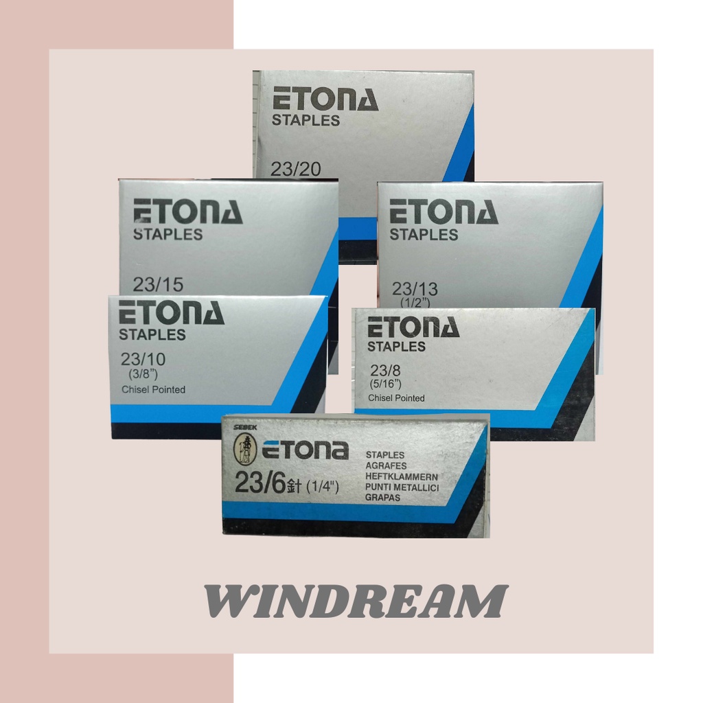 ETONA Staple Wire #6, # 8, #10, #13, #15, #20 | Shopee Philippines
