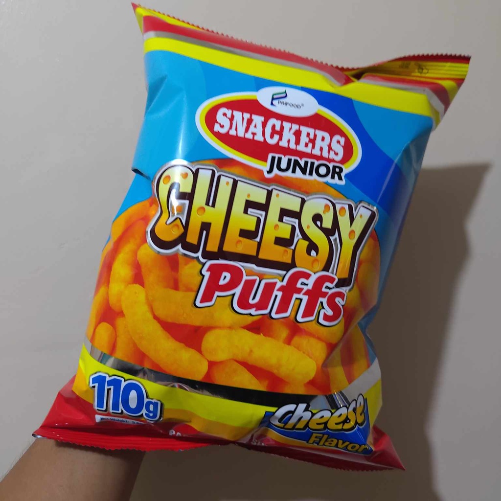 Snackers Cheesy Puff JR 110g | Shopee Philippines