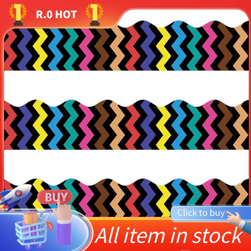 Border Trim 65 Ft Bulletin Borders Stickers Back-To-School Decoration ...