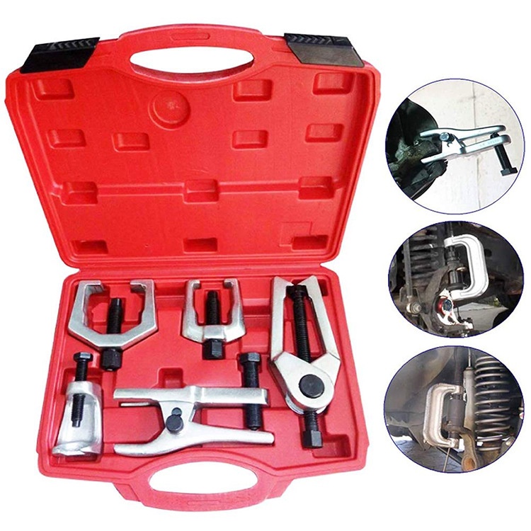 5 Pc Ball Joint Separator Tie Rod End Kit Pitman Arm Puller Auto Tool ...