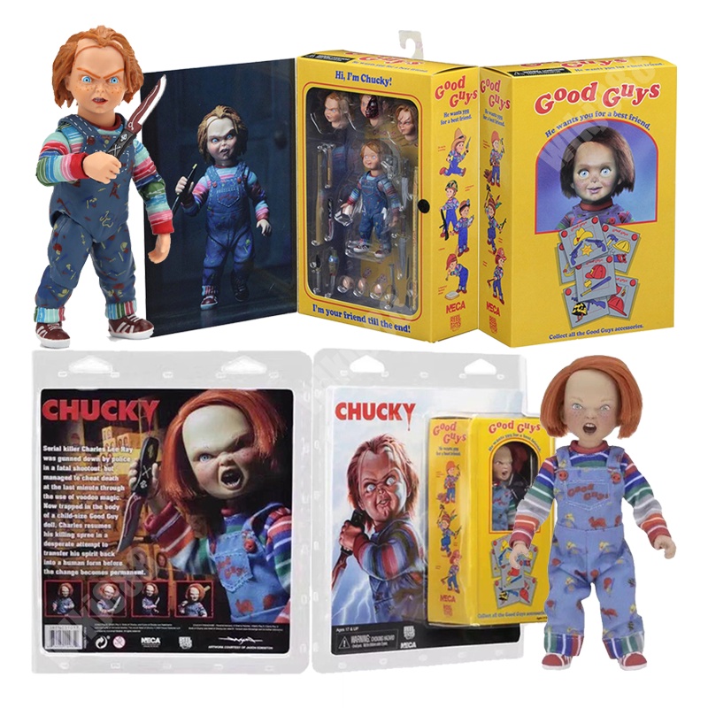 NECA Child's Play Action Figure Chucky Can Change Clothes Doll Change ...