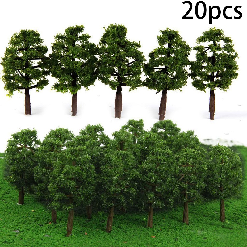 Babyko>>Model Trees Layout Scale Railway 20Pcs 8CM DIY Decoration ...