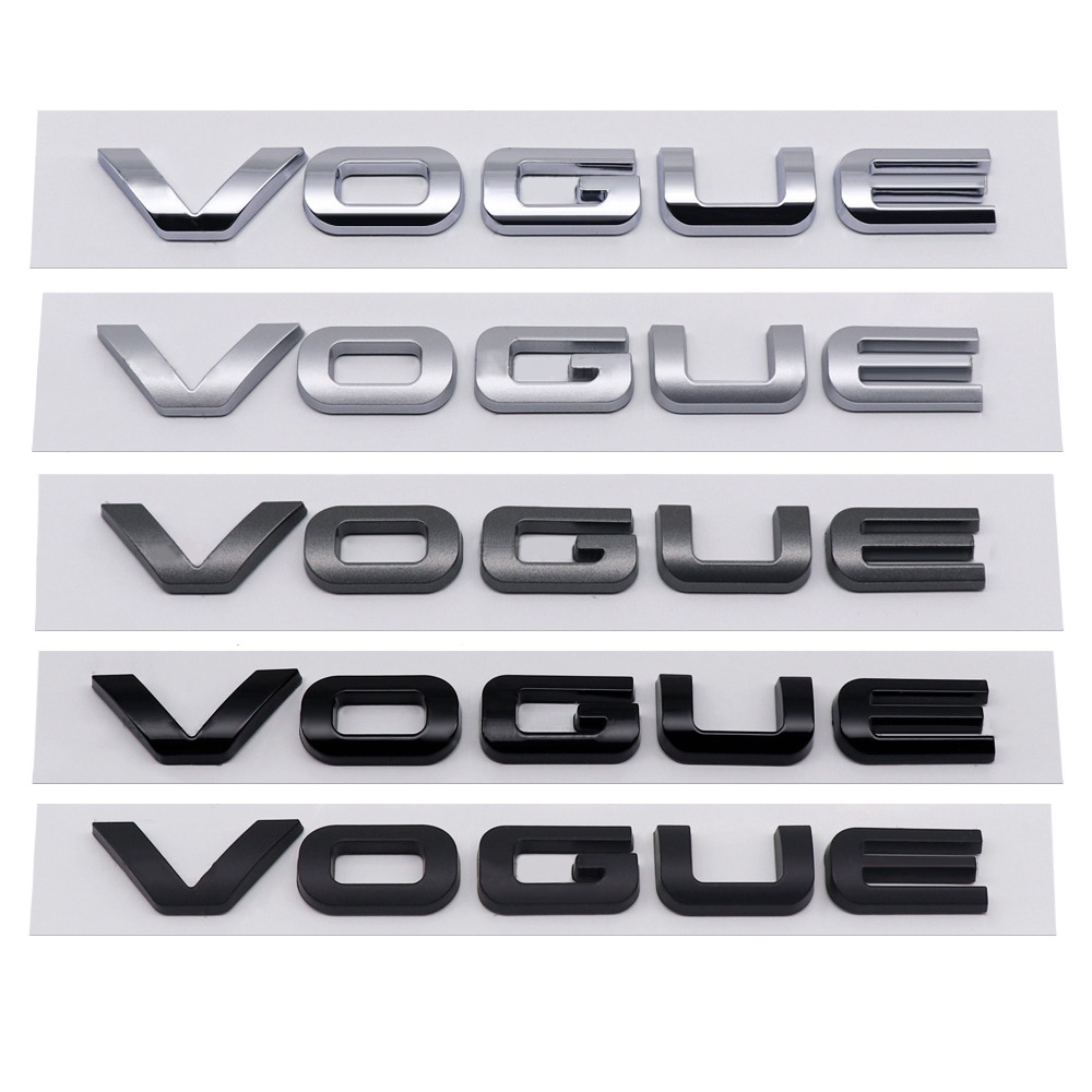 ABS Car Tail Letters Emblem Sticker Auto Body Badge for Land Rover ...