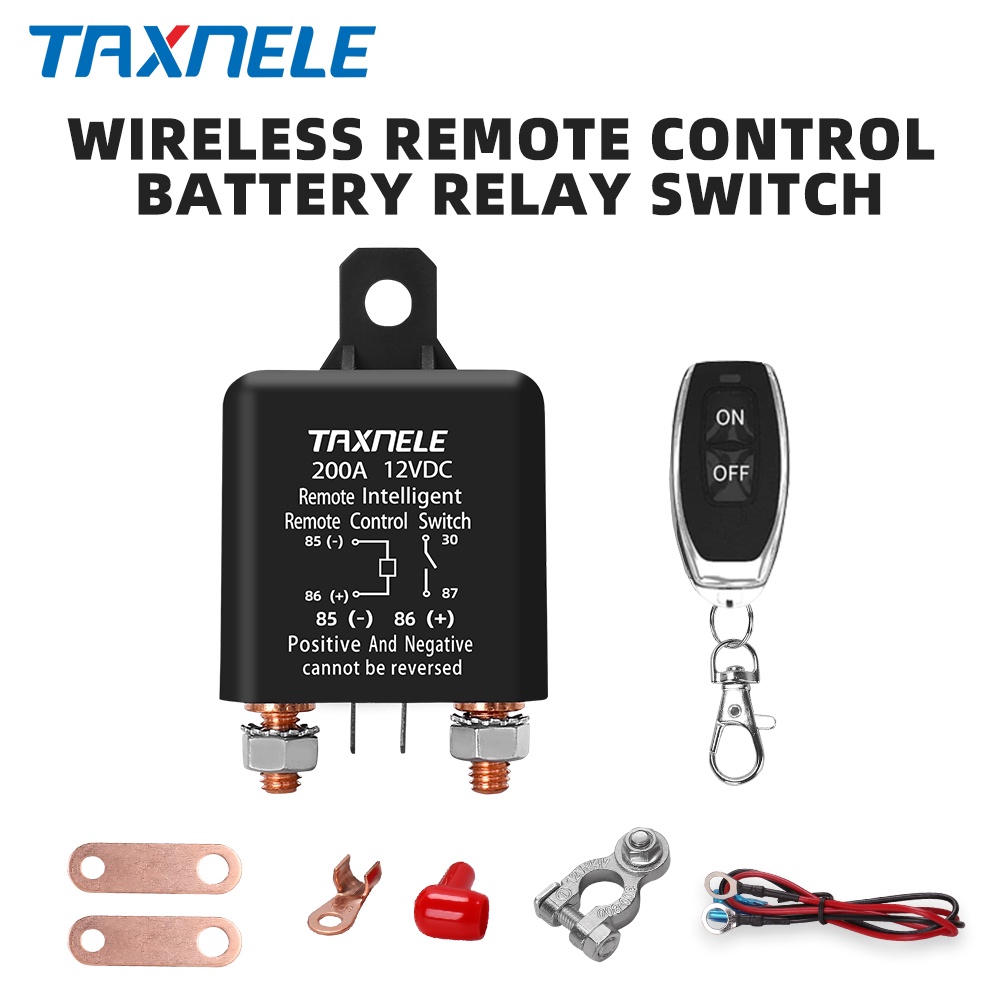 Wireless Remote Control Battery Isolator Disconnect Switch 12V 120A ...