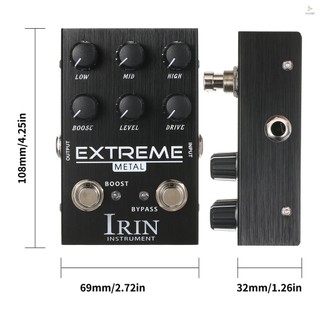IRIN Distortion Guitar Effect Pedal Portable Guitar Effector with LOW ...