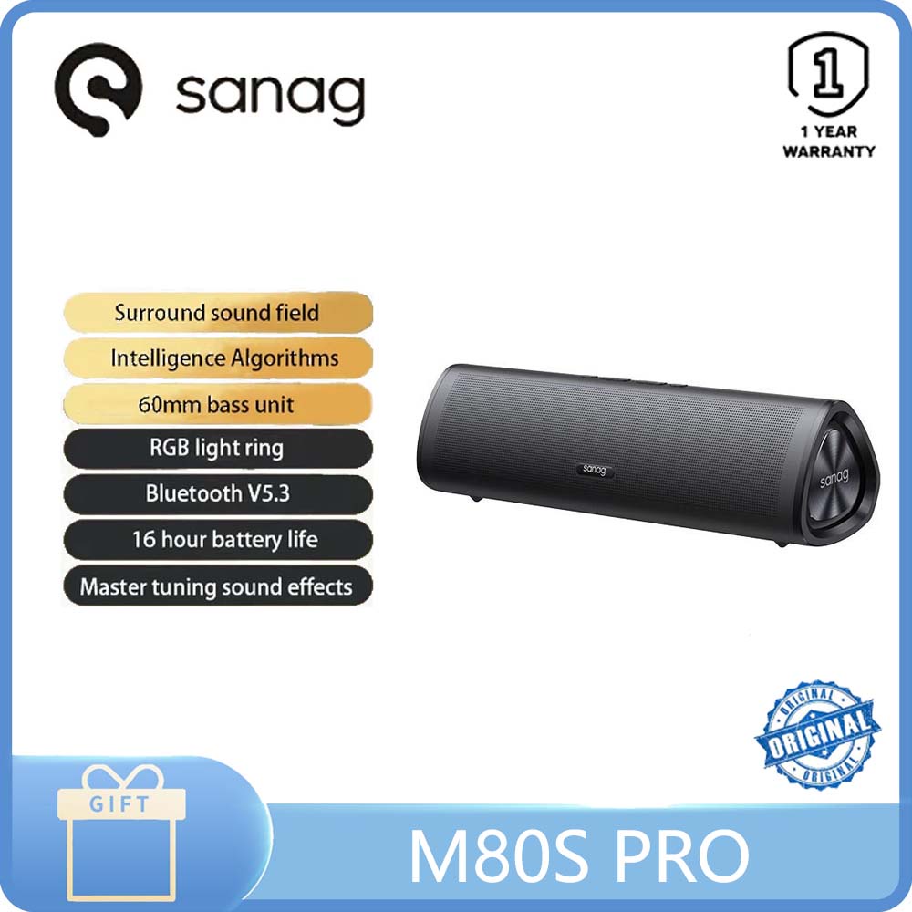SANAG M80S PRO Wireless stereo speaker with Bluetooth, high-power ...