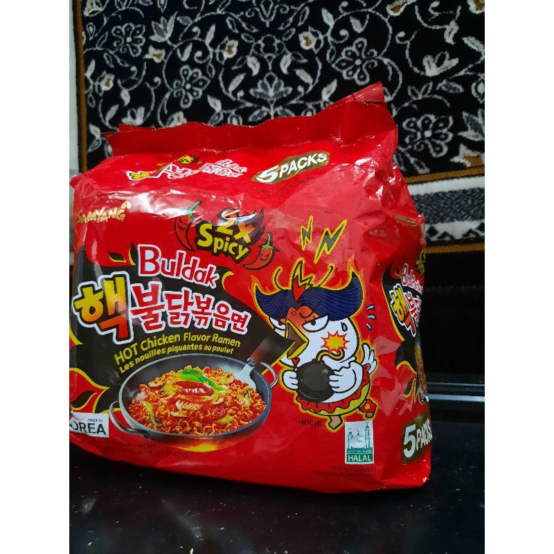 【hot Sale】 Samyang Buldak 2x Spicy Hot Chicken Flavor Ramen 5packs