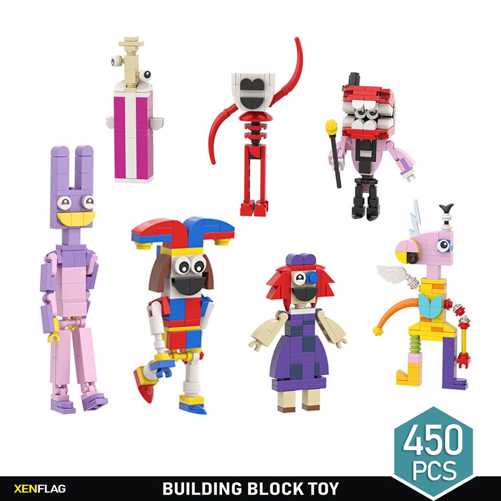 THE AMAZING DIGITAL CIRCUS: PILOT. Building block children's DIY puzzle ...