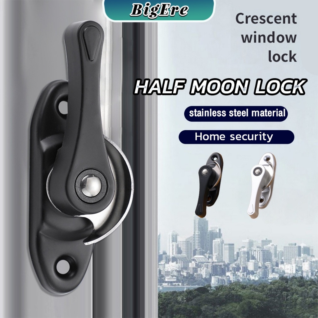 BEre Centerlock Half Moon Lock Crescent Lock Sash Lock for Sliding ...