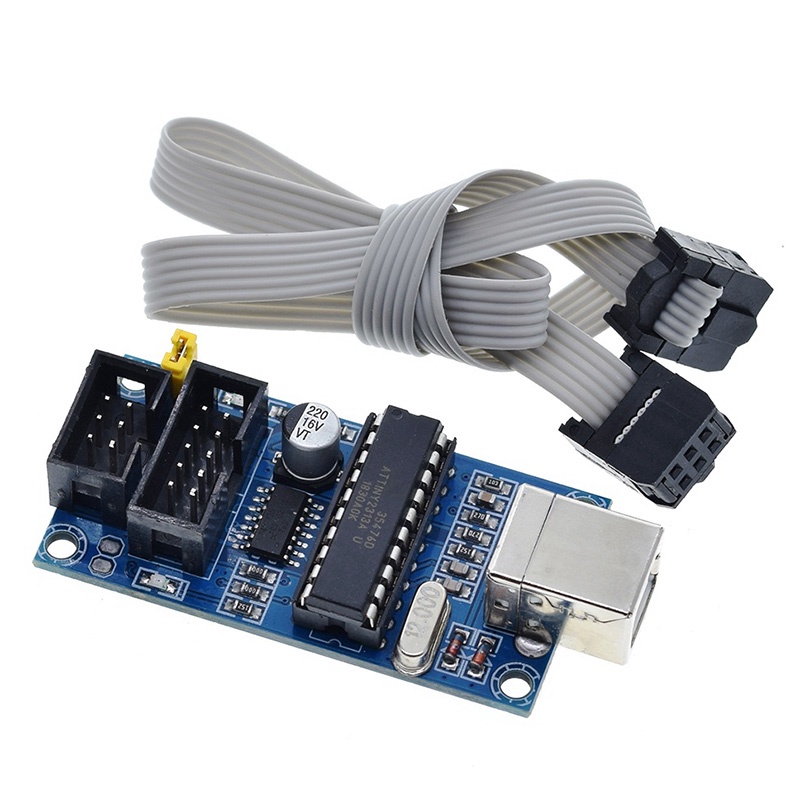Usbtiny Usbtinyisp Avr Isp Programmer Bootloader Meag2560 Uno R3 6pin Programming Cable Shopee 