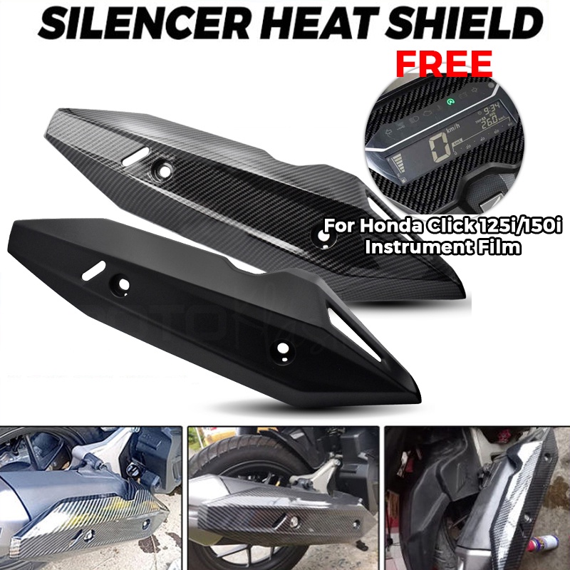Motorcycle Muffler Cover Heat Guard For Honda Click 125i/150i Exhaust ...