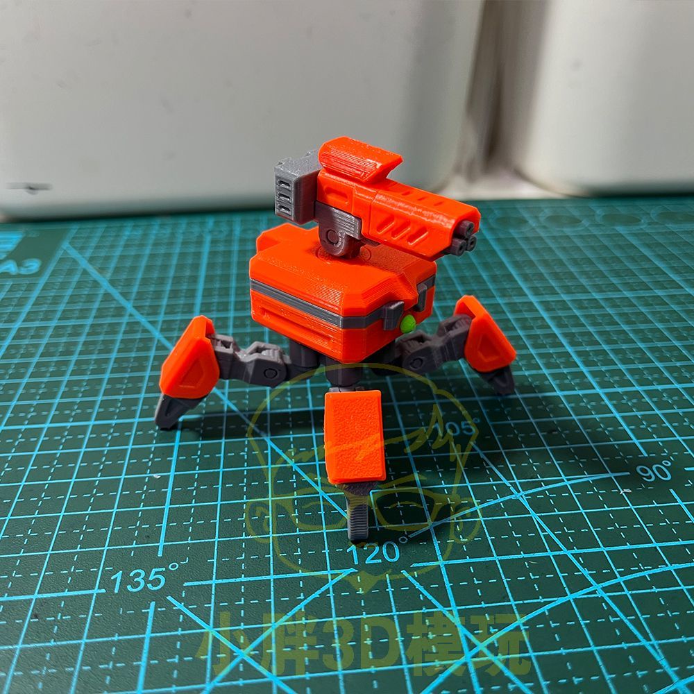 Four-legged Little Robot 3D Printing Model Toy Mecha Multi-joint ...