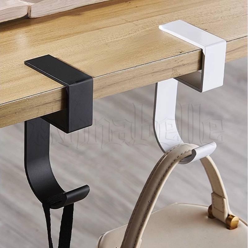 Student Desk Side Backpack Storage Hook- Adjustable Table Edge Without ...