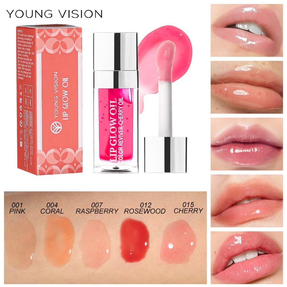 Hydrating Lip Glow Oil, Moisturizing Lip Glow Oil, Lip Plumper Gloss ...