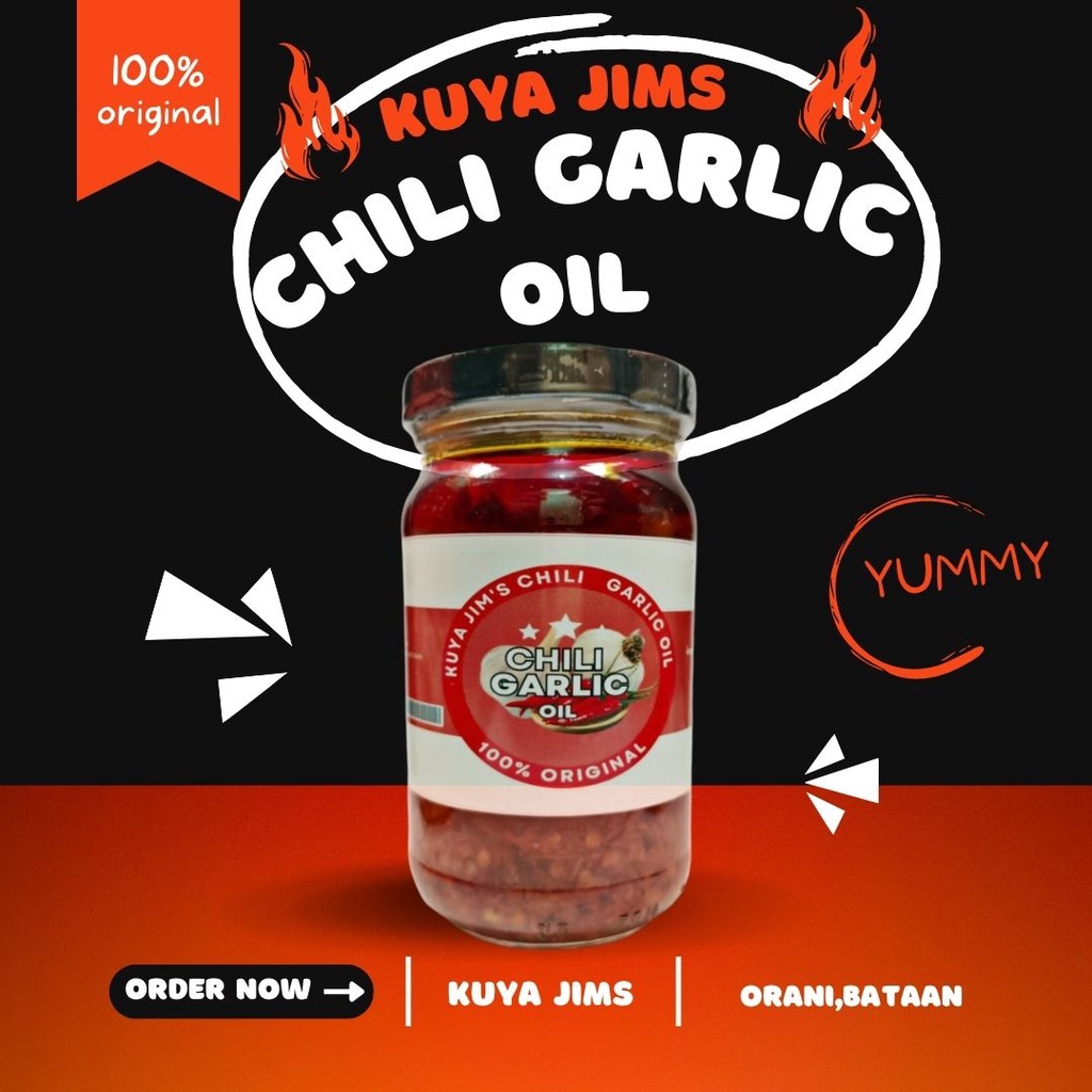 Gourmet Kuya Jim's Original Chili Garlic Oil / Spice up Your Culinary Authentic Chili Garlic Oil ...