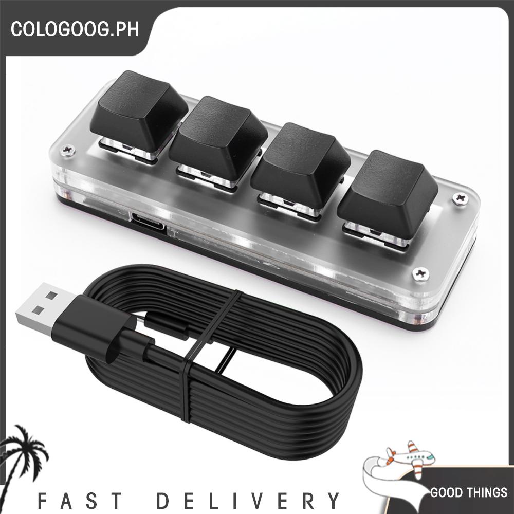 4. Programmable One-Hand Mechanical Gaming Keyboard with RGB Lighting ...